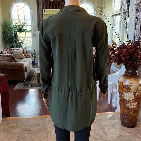 Rory Beca | Tops | Rory Beca Grace Silk Drawstring Tunic Xs | Poshmark